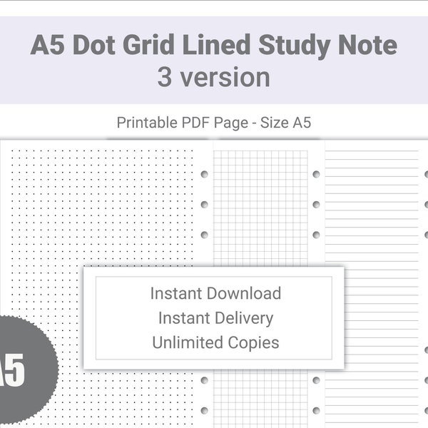 Dot Grid Paper - Etsy