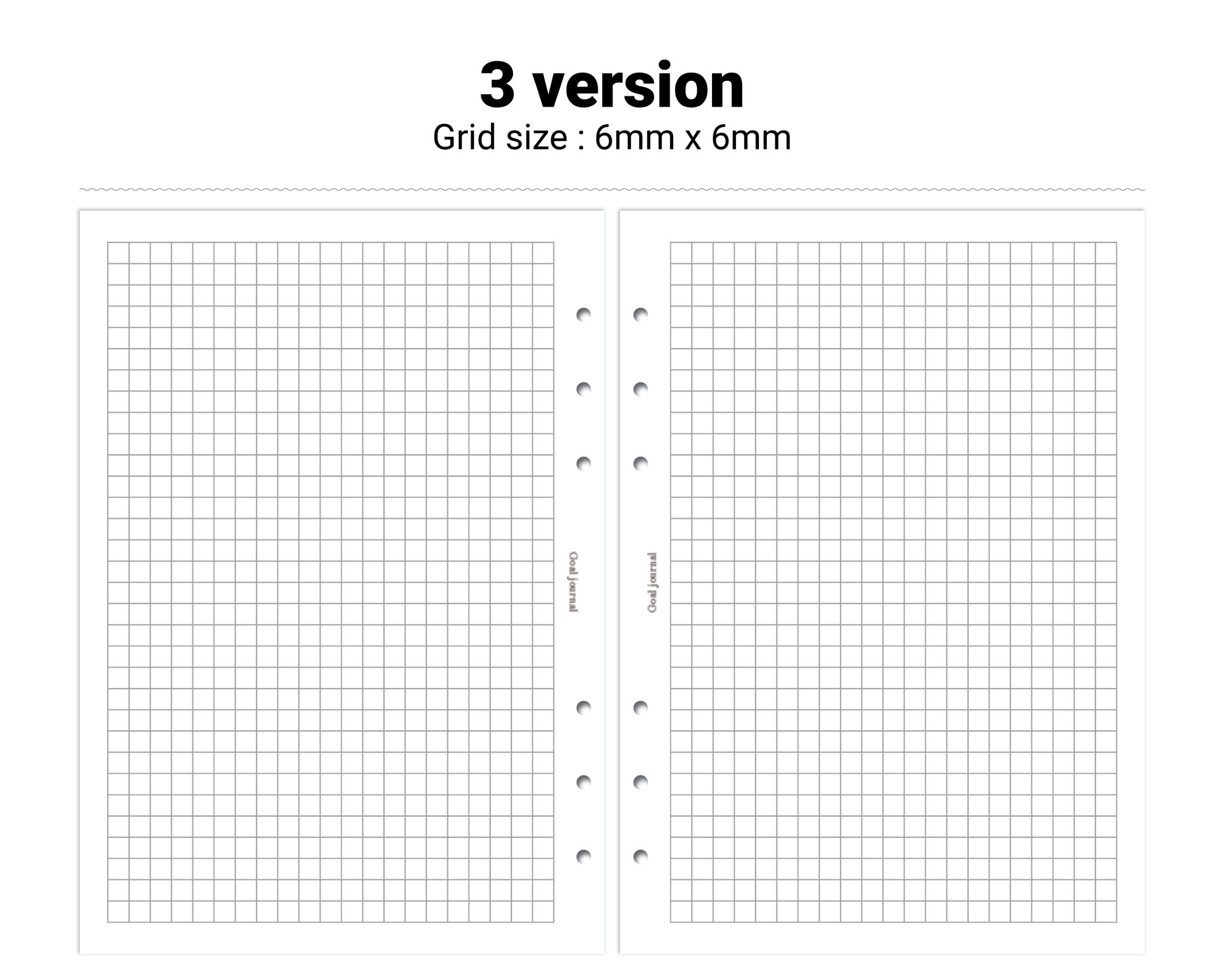 Grid Study Note A5 Printable Grid Paper for Accurate Drawing - Etsy