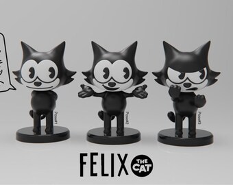 FELIX THE CAT Windup Animated Alarm Clock Old Store Stock Mint - Etsy