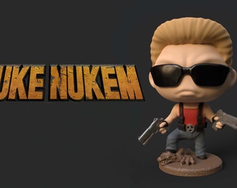 Duke Nukem Figurine - Etsy