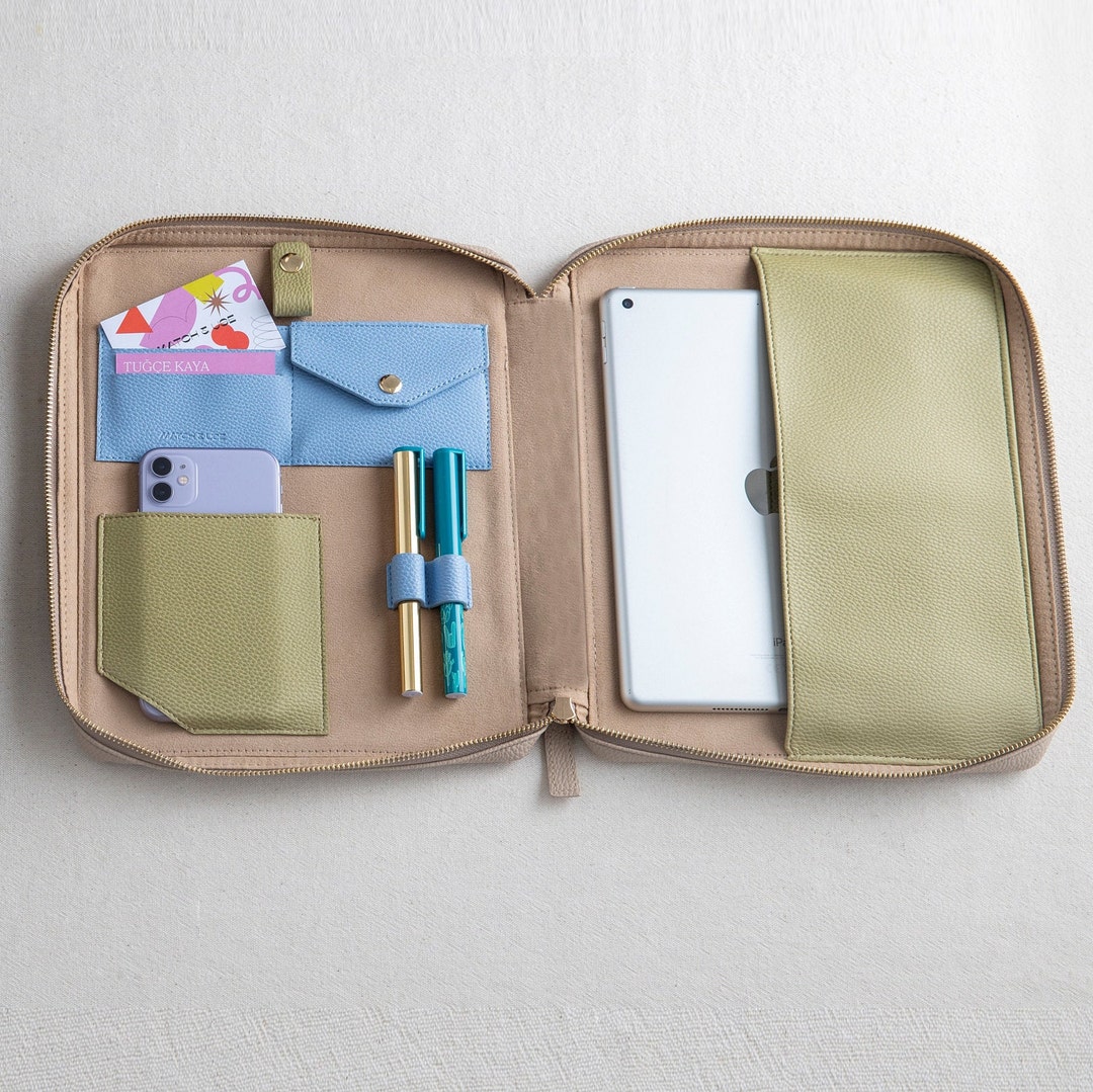 Vegan Leather Portfolio Document Bag Business Portfolio Document ...