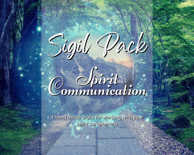 Sigil Pack 4 Handmade Sigils for Spirit Communication - Etsy