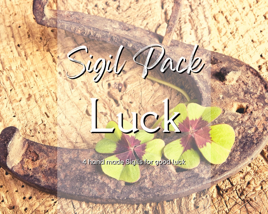 Sigil Pack 4 Handmade Sigils for Luck - Etsy
