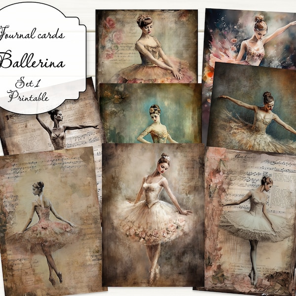 Ballerina Cards - Etsy