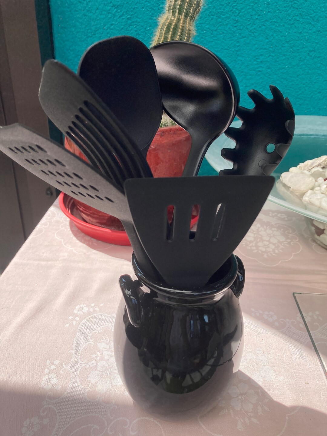 Ceramic Kitchen Tools Set Heat Proof - Etsy