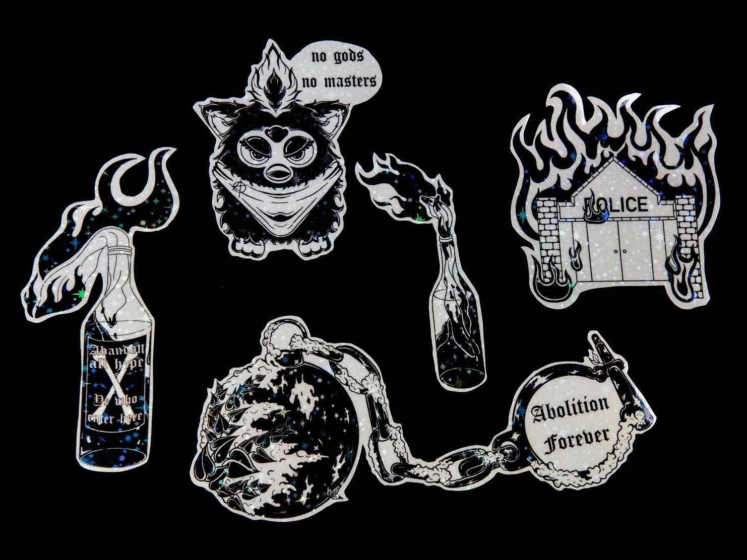 Paper Paper & Party Supplies Stickers 5 for the price of 4! edgy but ...