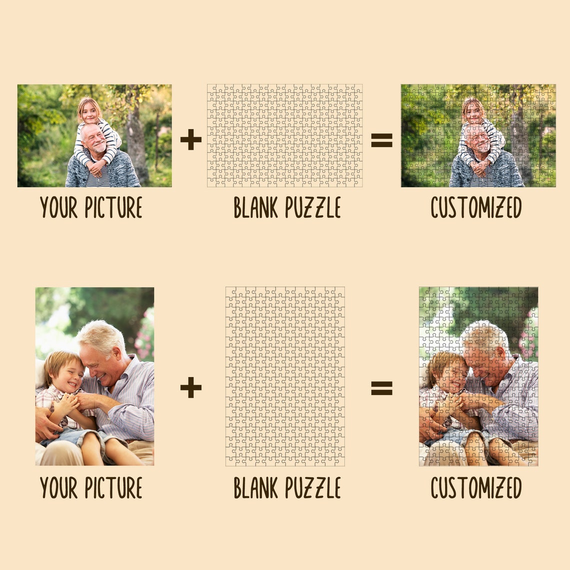 Photo Puzzle 500 or 1000 Piece, Custom Jigsaw Puzzle, Personalised ...