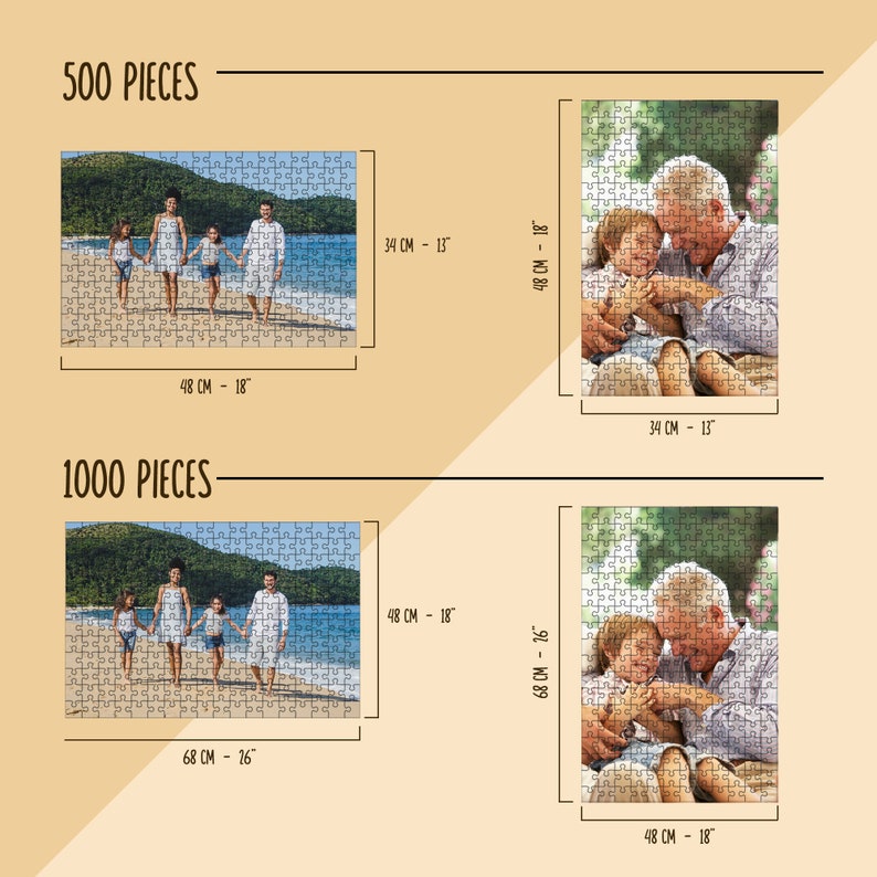 Photo Puzzle 500 or 1000 Piece, Custom Jigsaw Puzzle, Personalised Jigsaw Puzzle 1000 Pieces ...