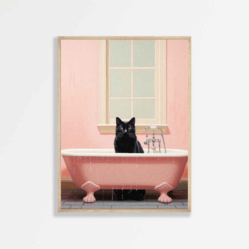 Cat Bathroom - Etsy