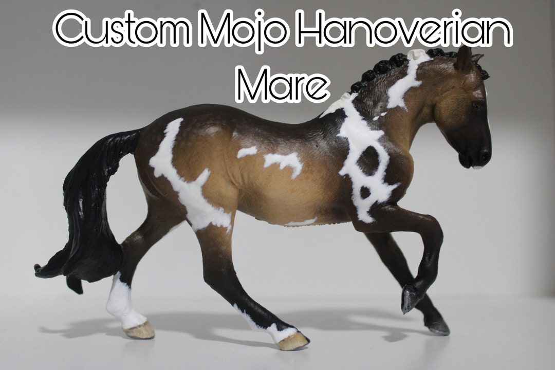 Custom Mojo Hanoverian Mare - Sooty Buckskin Pinto - Etsy