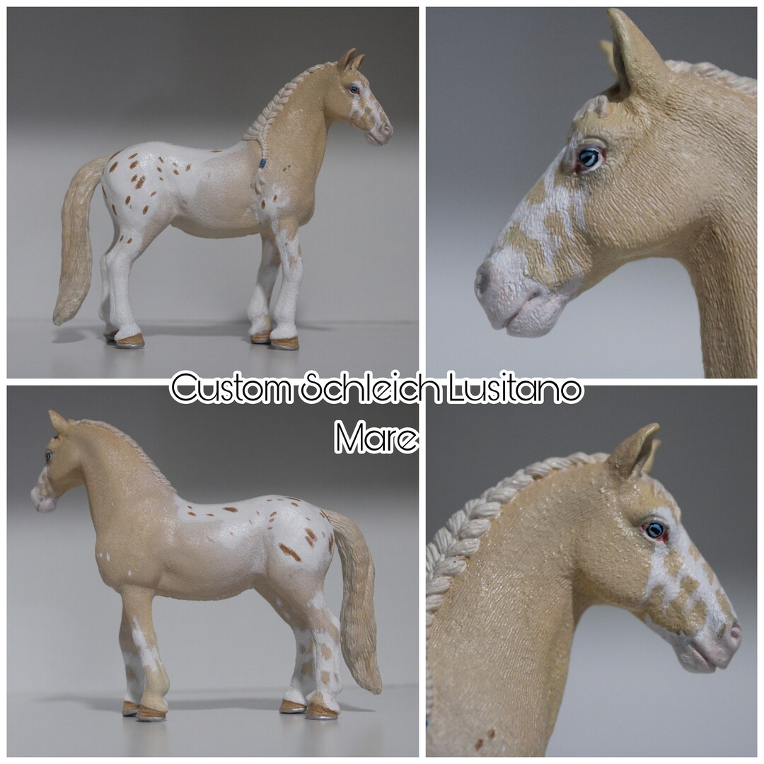 Custom Schleich Lusitano Mare Palomino Blanket Appaloosa - Etsy