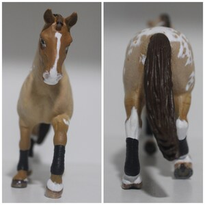 Custom Schleich Hanoverian Mare Red Dun Blanket Appaloosa - Etsy Australia