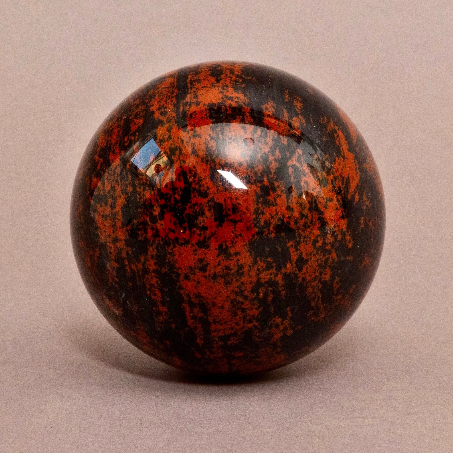 Natural Red Mahogany Obsidian Sphere Obsidian Ball Crystal Sphere 100mm ...