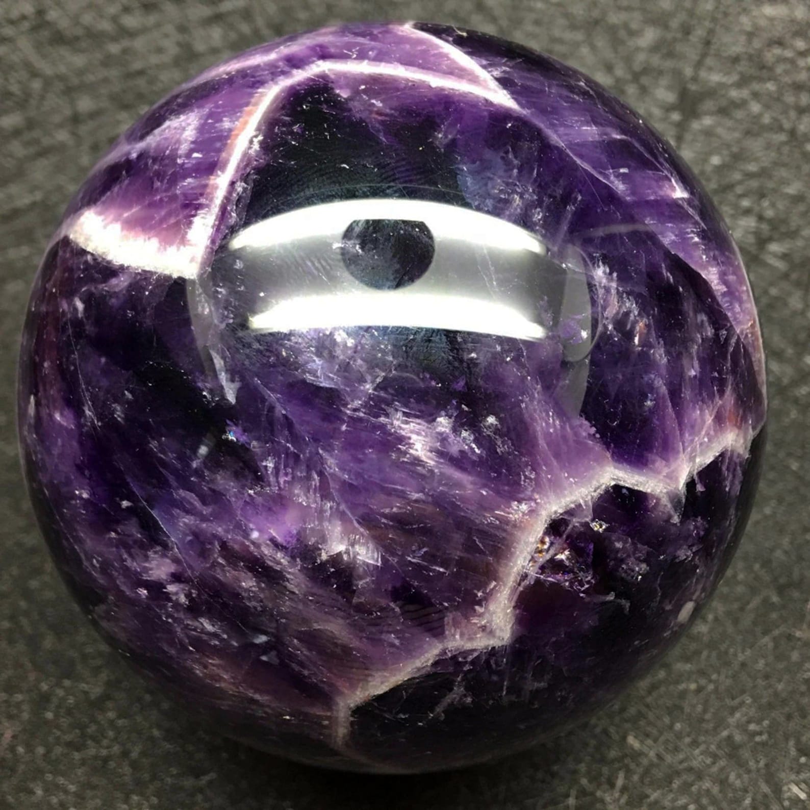 Natural Amethyst Sphere Amethyst Ball Crystal Sphere 100mm - Etsy