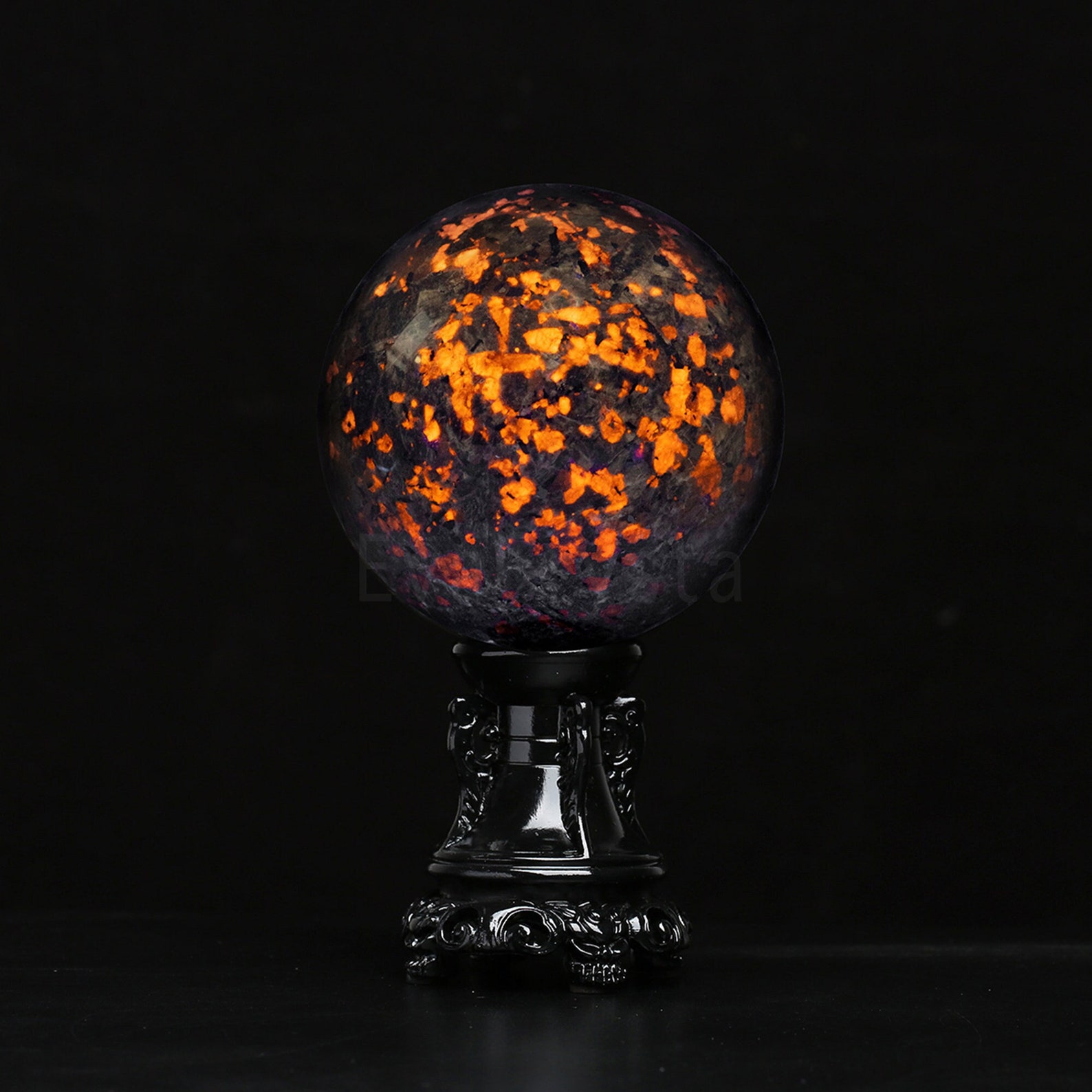 Natural Fluorescent Sodalite Crystal Sphere Ball 100 80 60 MM - Etsy