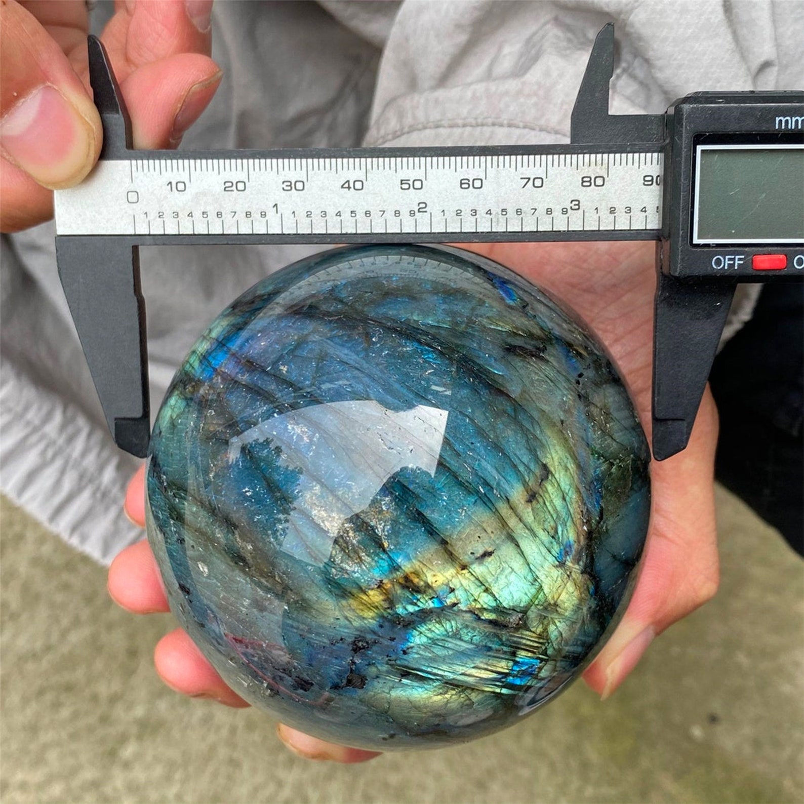 Natural Labradorite Sphere Labradorite Ball Crystal Sphere | Etsy