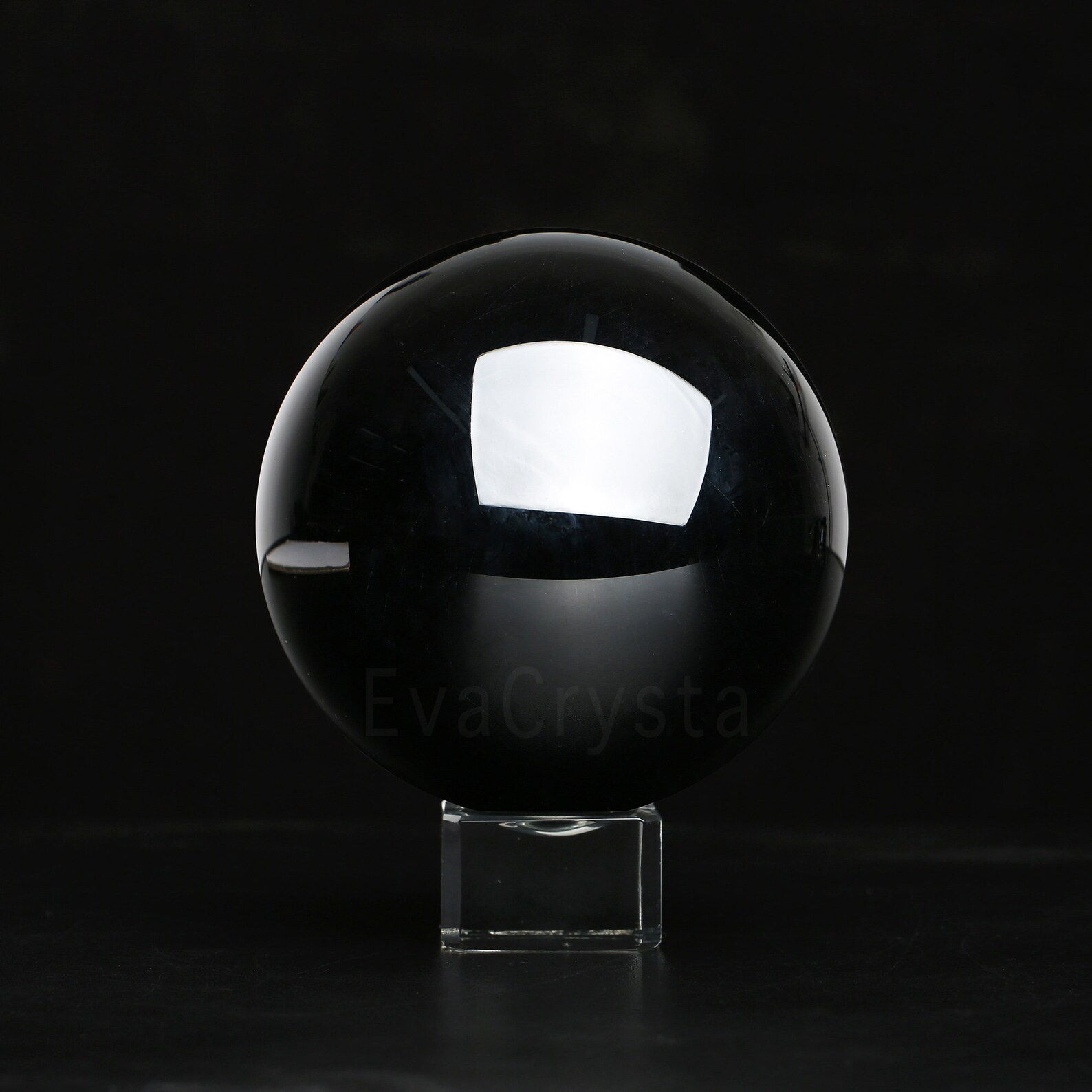 Natural Obsidian Sphere Obsidian Ball Crystal Sphere 100mm - Etsy