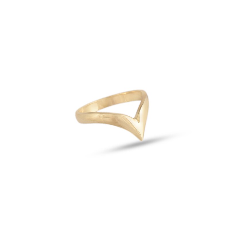 V Brass Ring/ V Golden Ring/ V Brass Rings/ Chevron Brass Ring/ Chevron ...