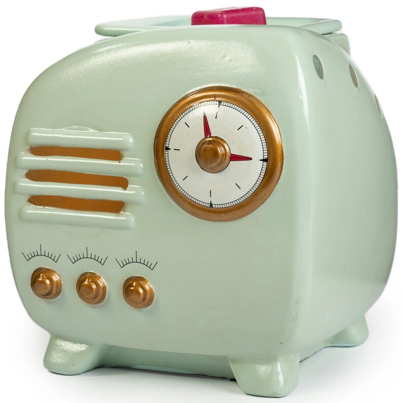 Radio Retro Warmer Scented Wax Warmer Vintage Radio Music - Etsy