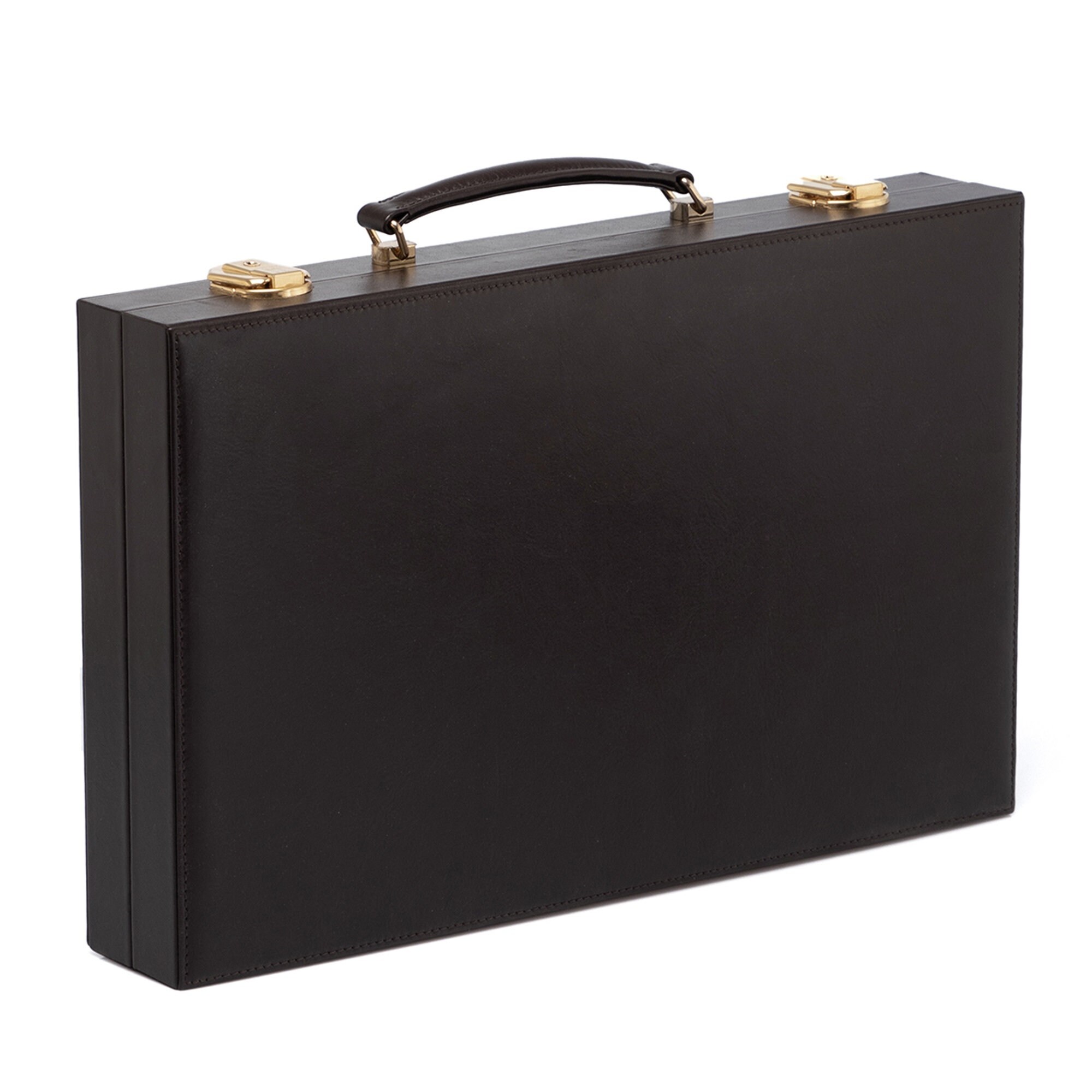 Large Size Brown Leather Backgammon Set & Premium Suitcase Shaped - Etsy