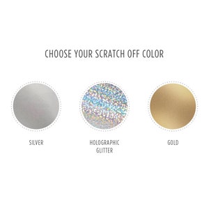 Scratch off Thank You Cards With Custom Logo, Small Business Thank You ...