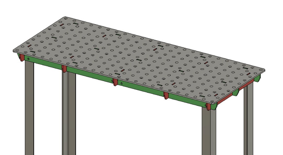 DXF File Digital Download for 48" X 20" Welding & Fabrication Table ...