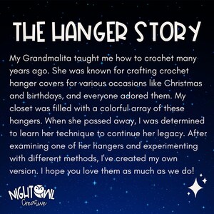 Handcrafted Crochet Hangers Set of 3 - Soft, Durable, Made to Order ...