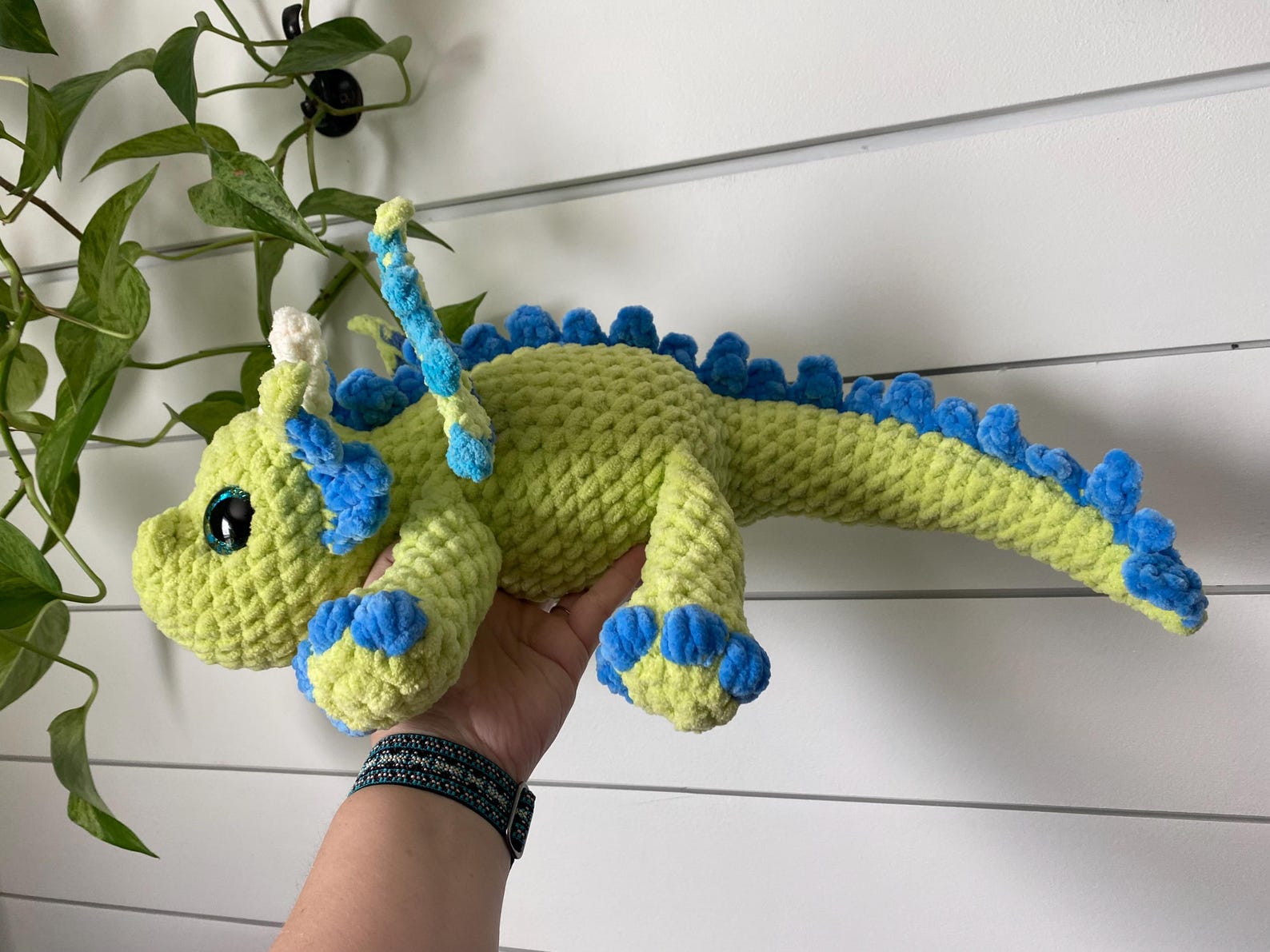 Crochet Dragon Plush: Large Cuddly Stuffed Animal - Etsy