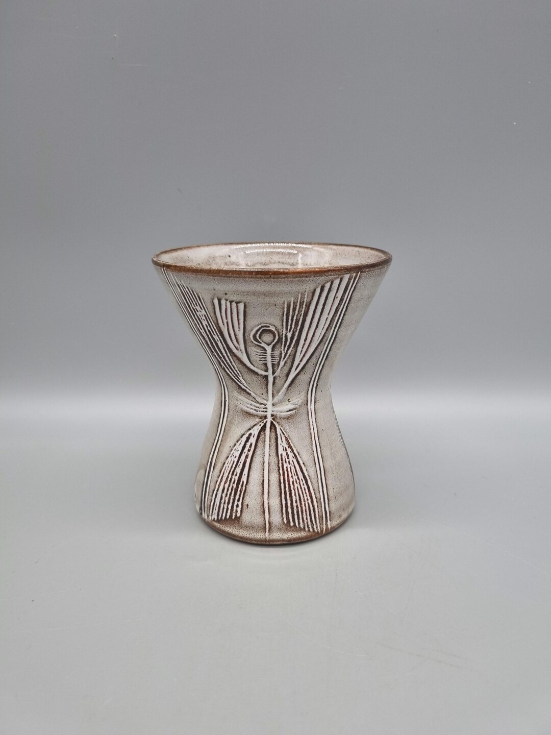 A David Leach, Studio Pottery Waisted Vase, Personal Seal Mark 'DL ...