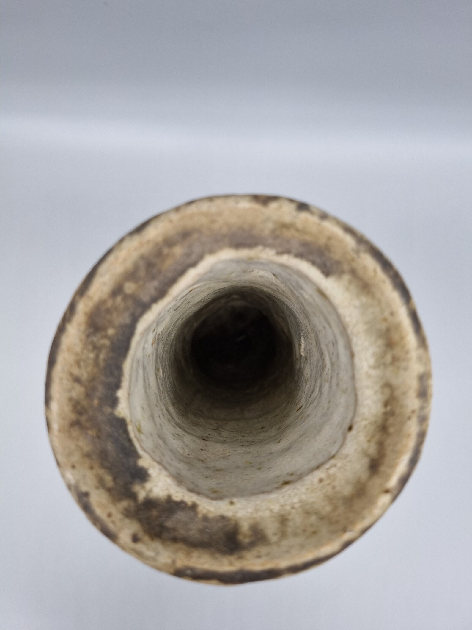 A Vintage Alan Wallwork Studio Pottery Stoneware Cylinder / Totem Vase ...