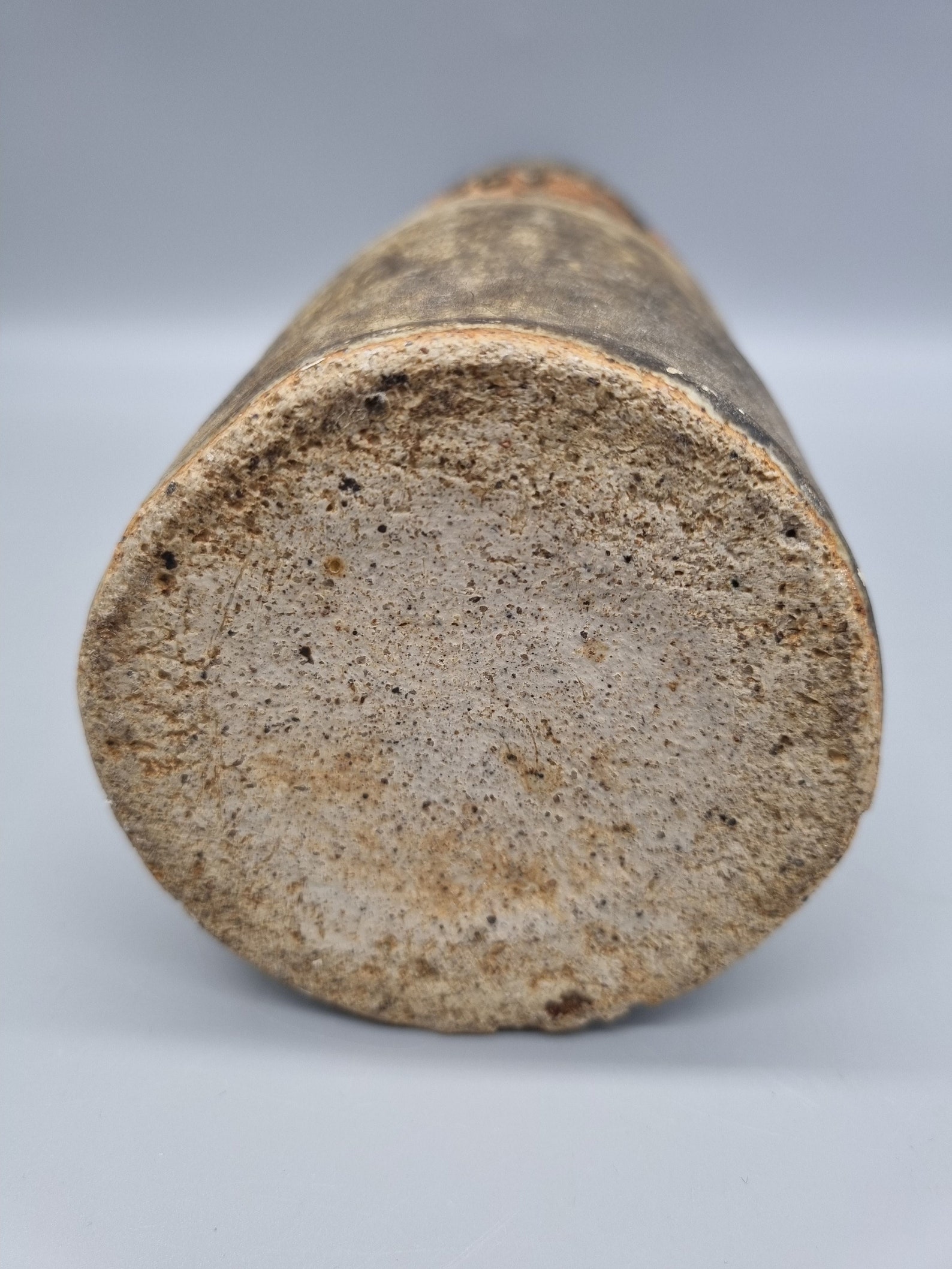 A Vintage Alan Wallwork Studio Pottery Stoneware Cylinder / Totem Vase ...
