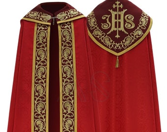 Red Cope Chasuble Vestments - Etsy