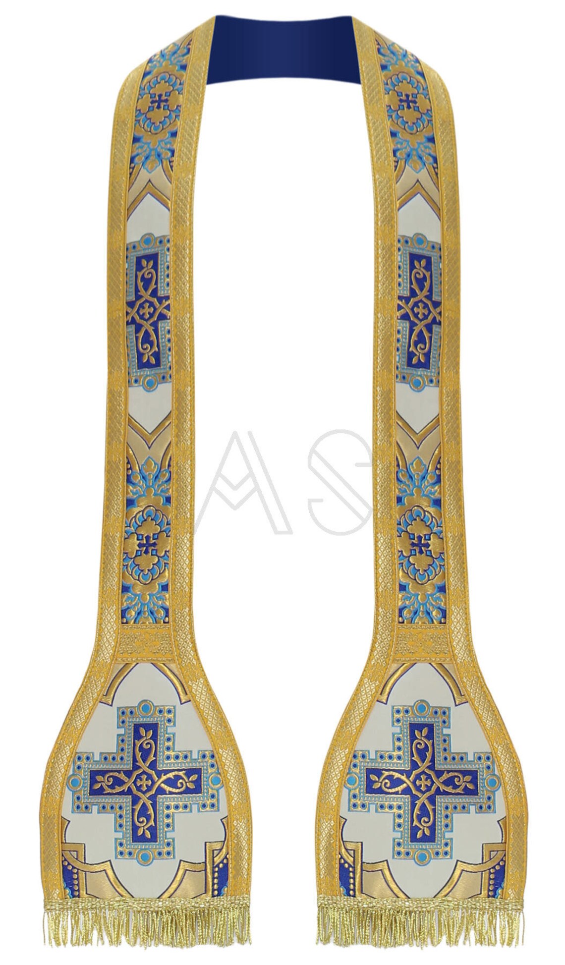 Marian Roman Chasuble With Matching Stole, Maniple, Burse and Chalice ...