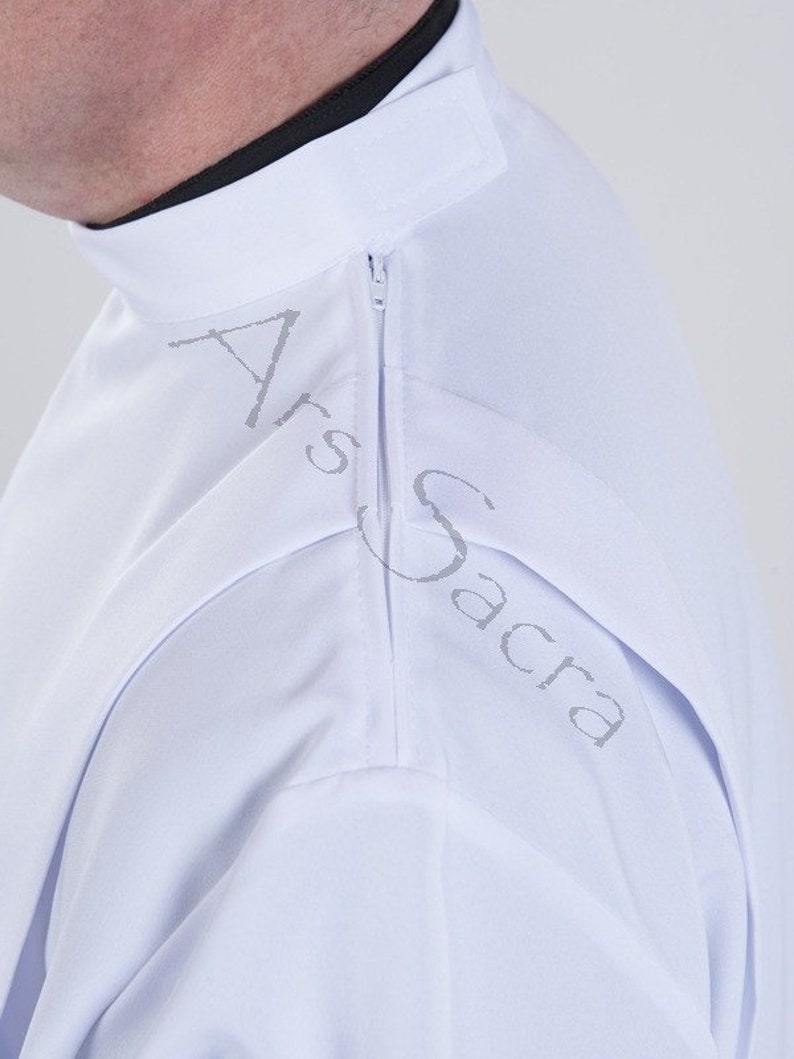 White Alb With Embroidered Marian Symbol m - Etsy