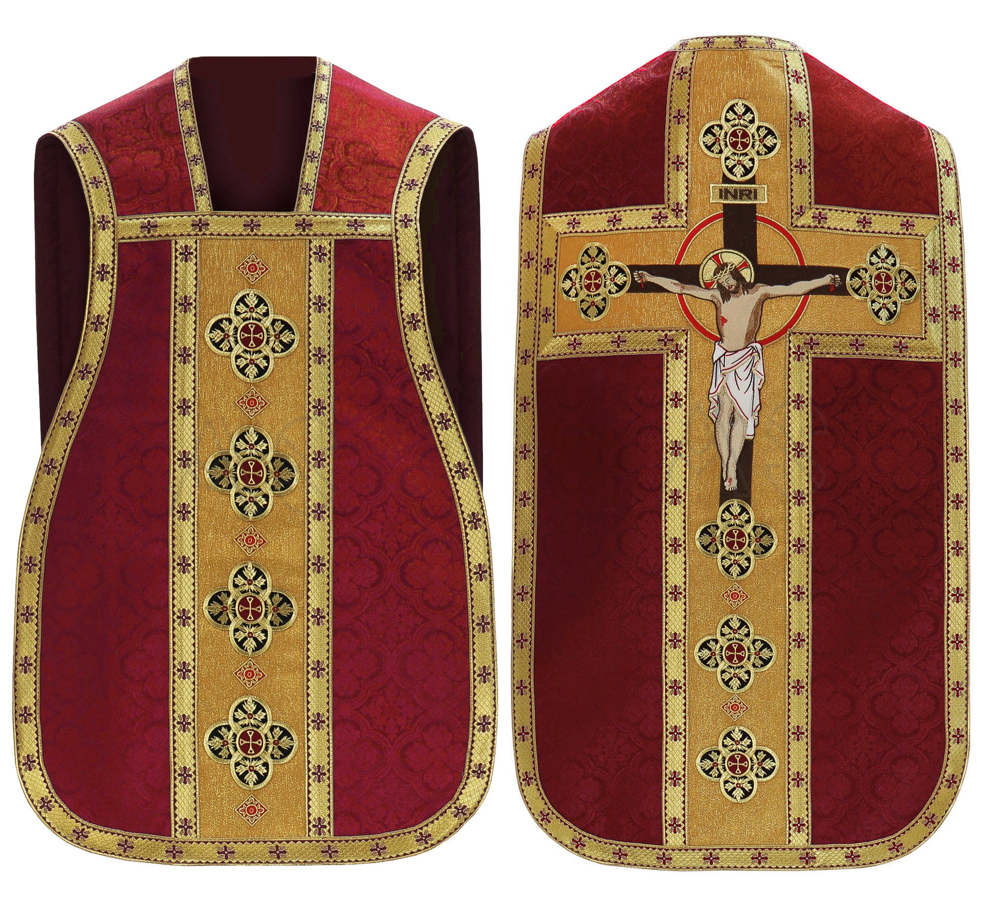 Roman Chasuble - Low Mass Set - All Liturgical Colors - Etsy