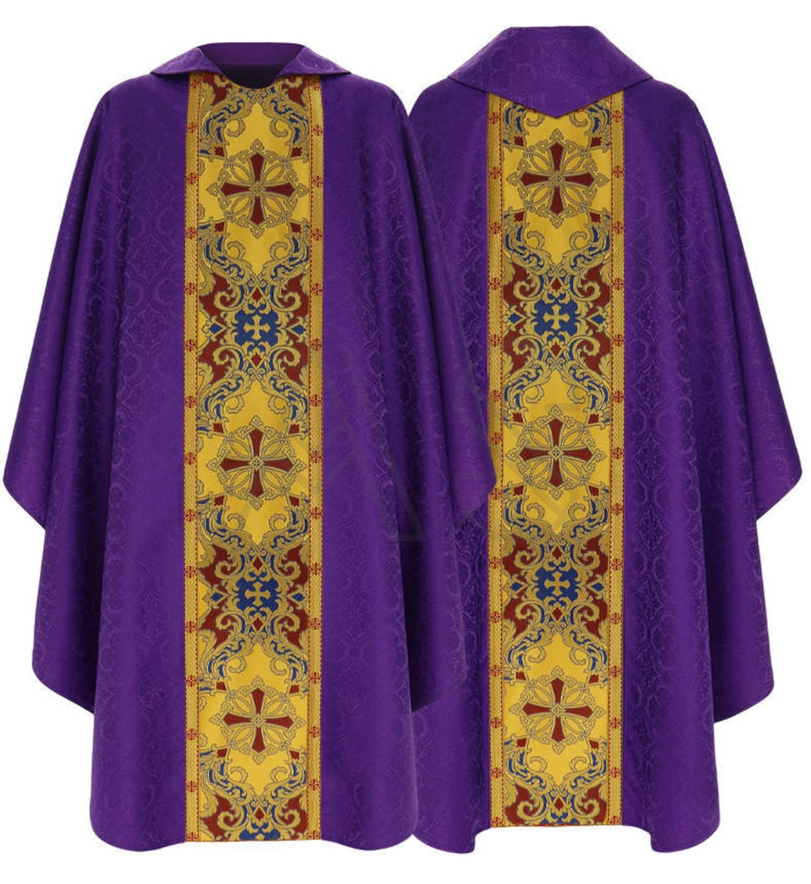 Gothic Chasuble With Matching Table All Liturgical Colors - Etsy