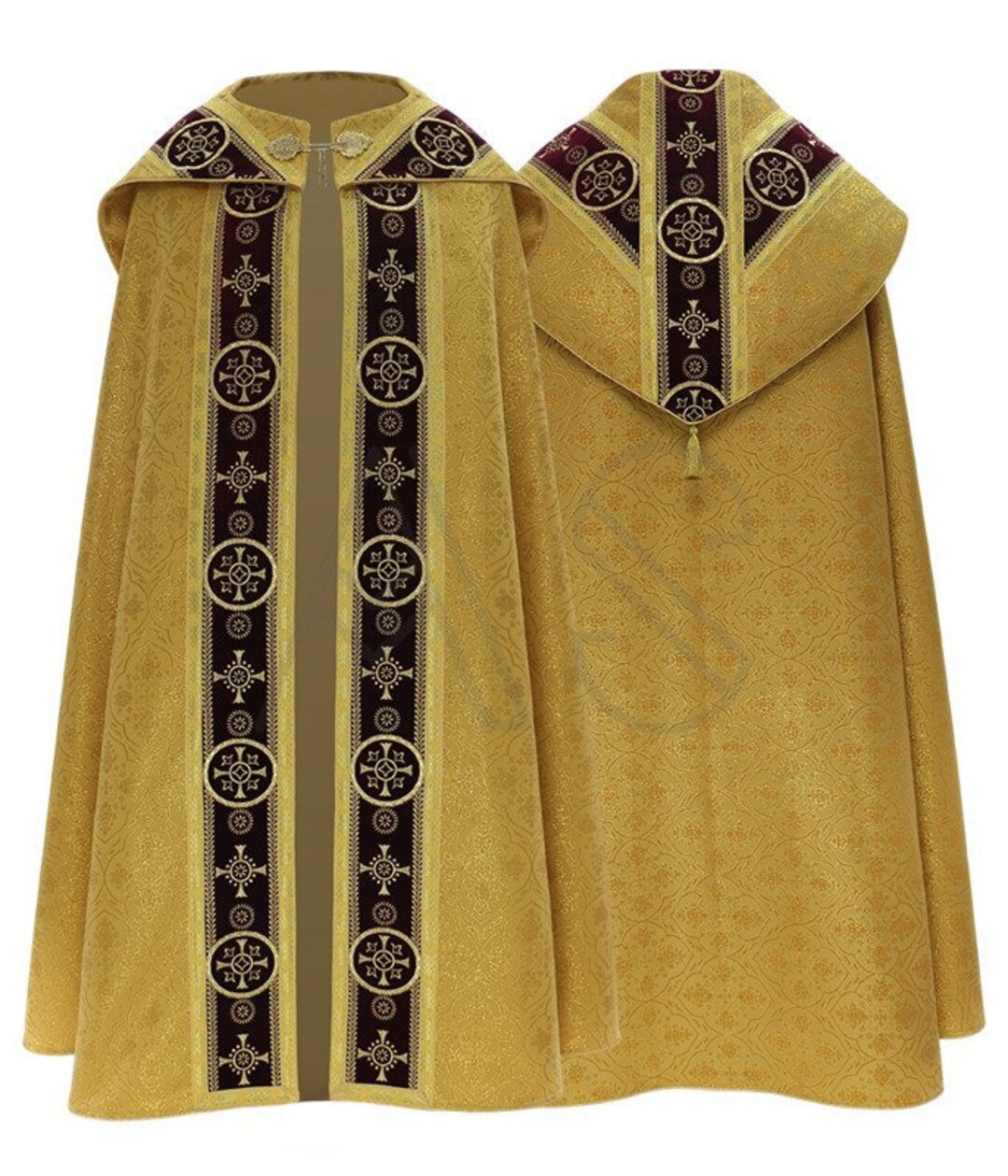 Gold/red Semi Gothic Cope With Matching Table - Etsy