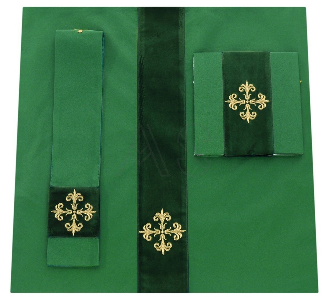 Embroidered Burse, Maniple, Chalice Veil in Gothic Style - Etsy