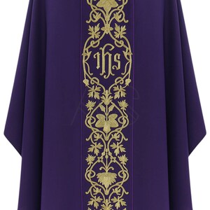Embroidered Gothic Chasuble With Matching Table - Etsy