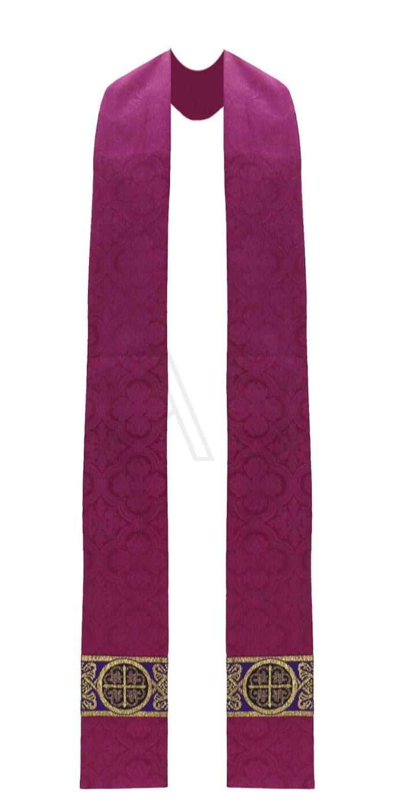 Semi Gothic Chasuble With Matching Table - Color Roman Purple - Etsy