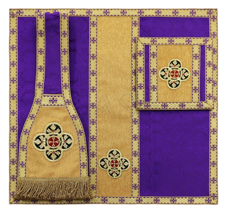Roman Chasuble - Low Mass Set - All Liturgical Colors - Etsy