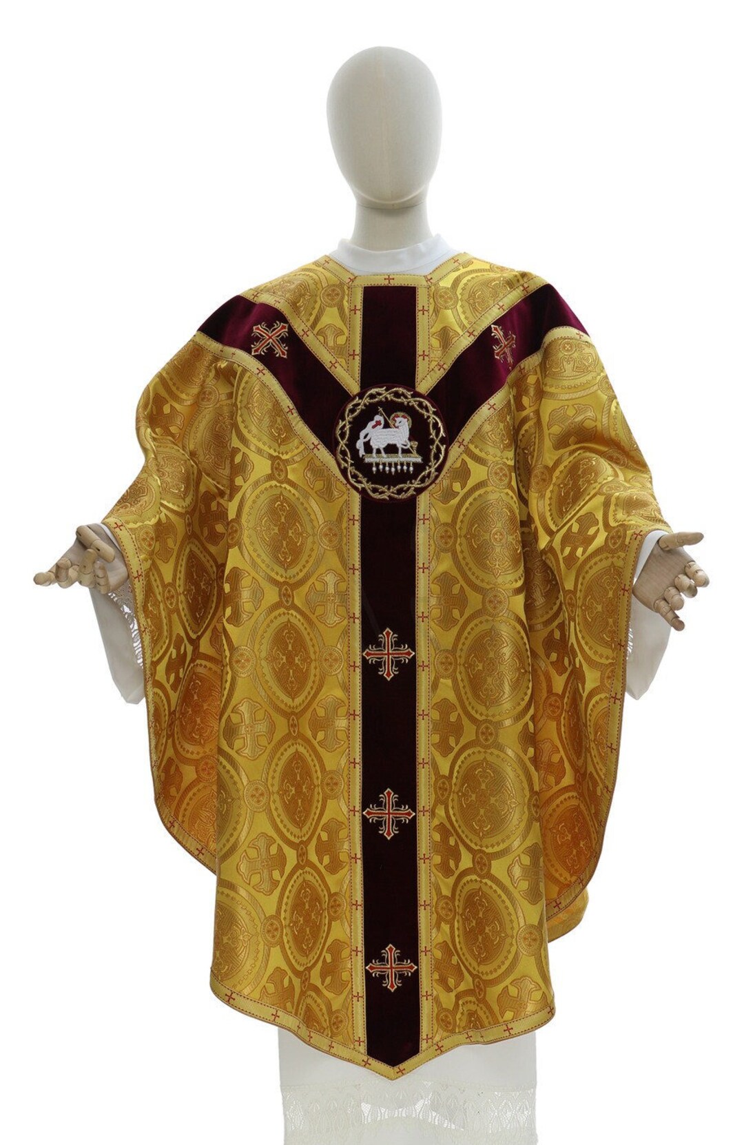 Semi Gothic Chasuble With Matching Table Proposal for Easter - Etsy