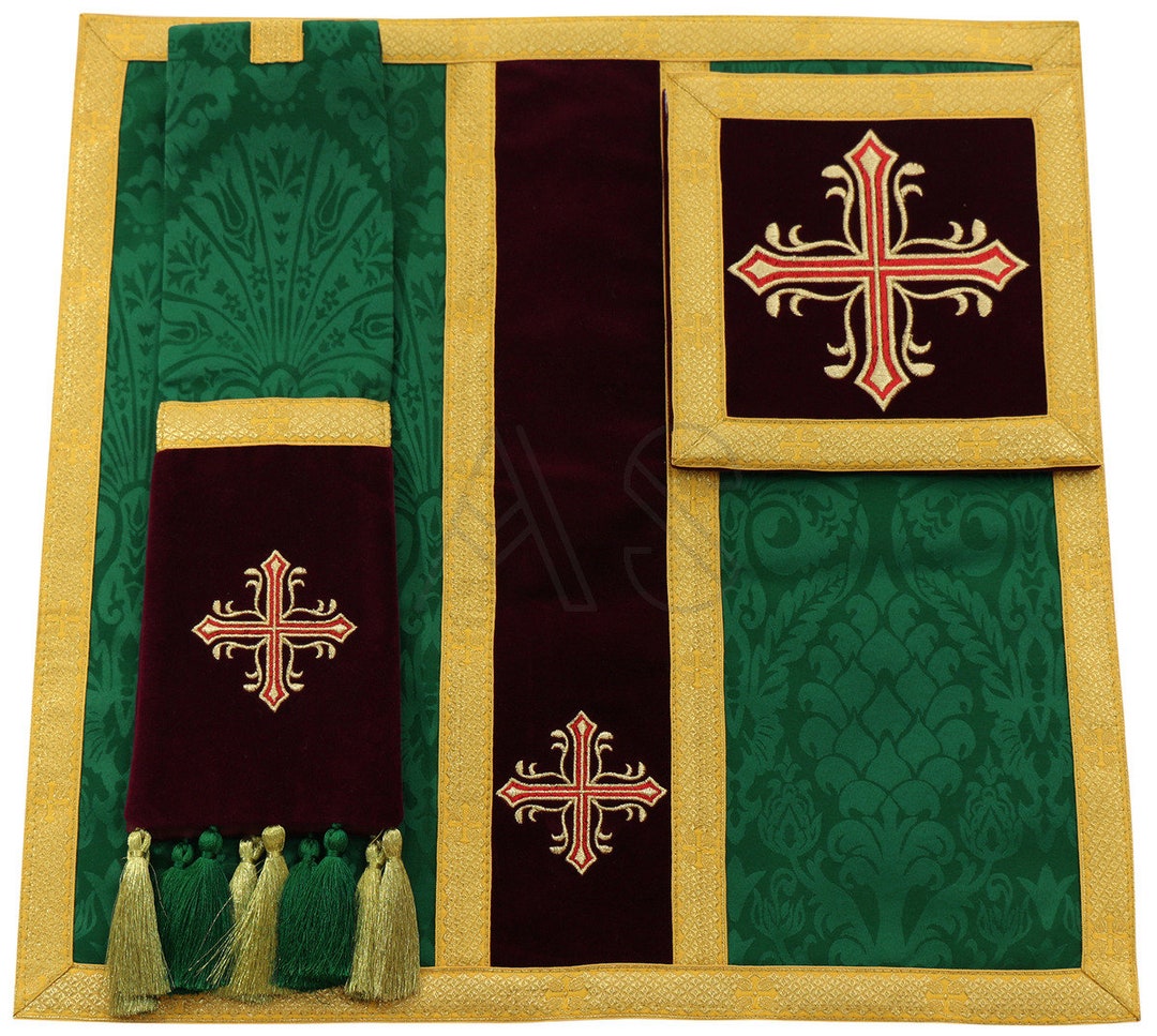 Embroidered Burse, Maniple, Chalice Veil - Etsy