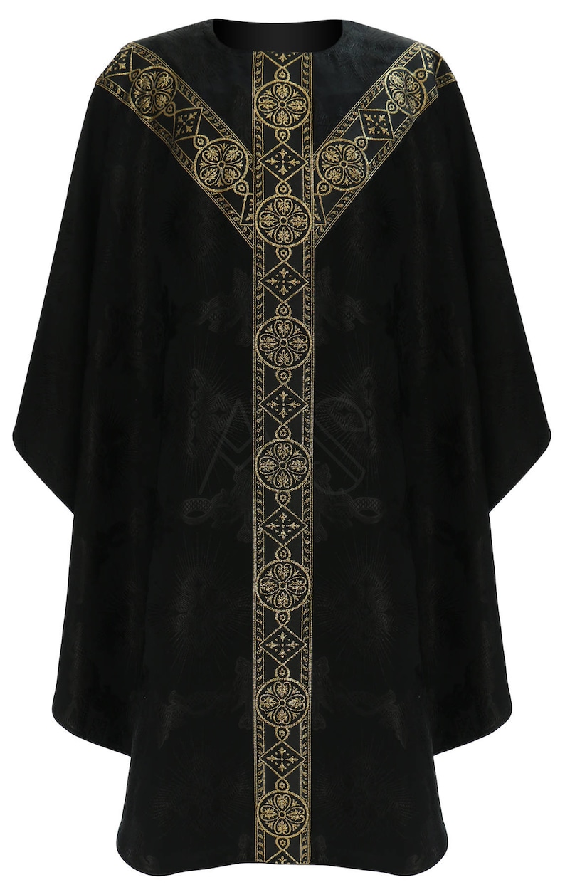 Semi Gothic Chasuble With Matching Table - All Liturgical Colors - Etsy