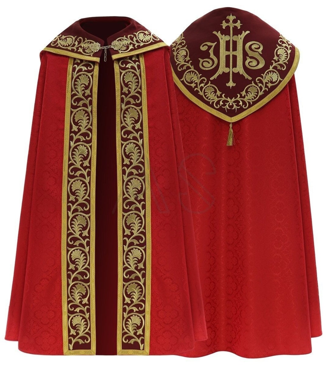 Red Gothic Cope With Matching Table - Etsy