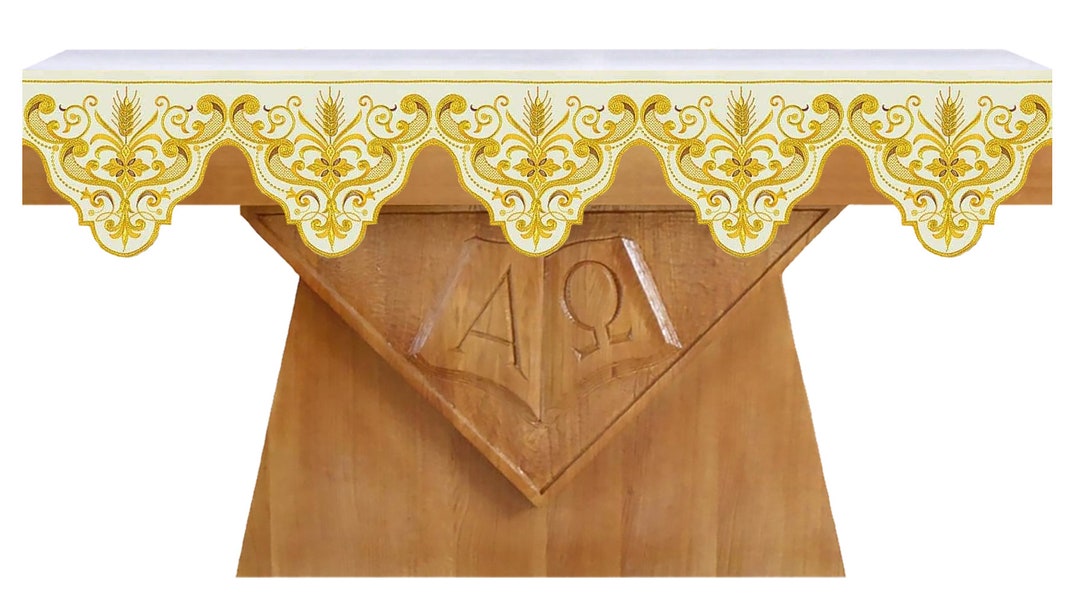 Embroidered Altar Cloth for Church - Etsy