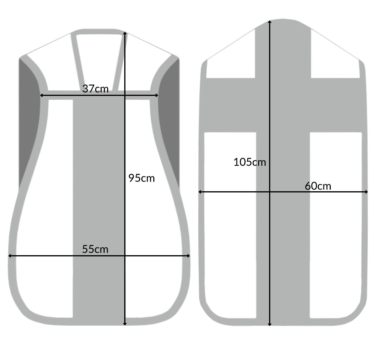 Roman Chasuble With Matching Stole, Maniple, Burse and Chalice Veil Low ...