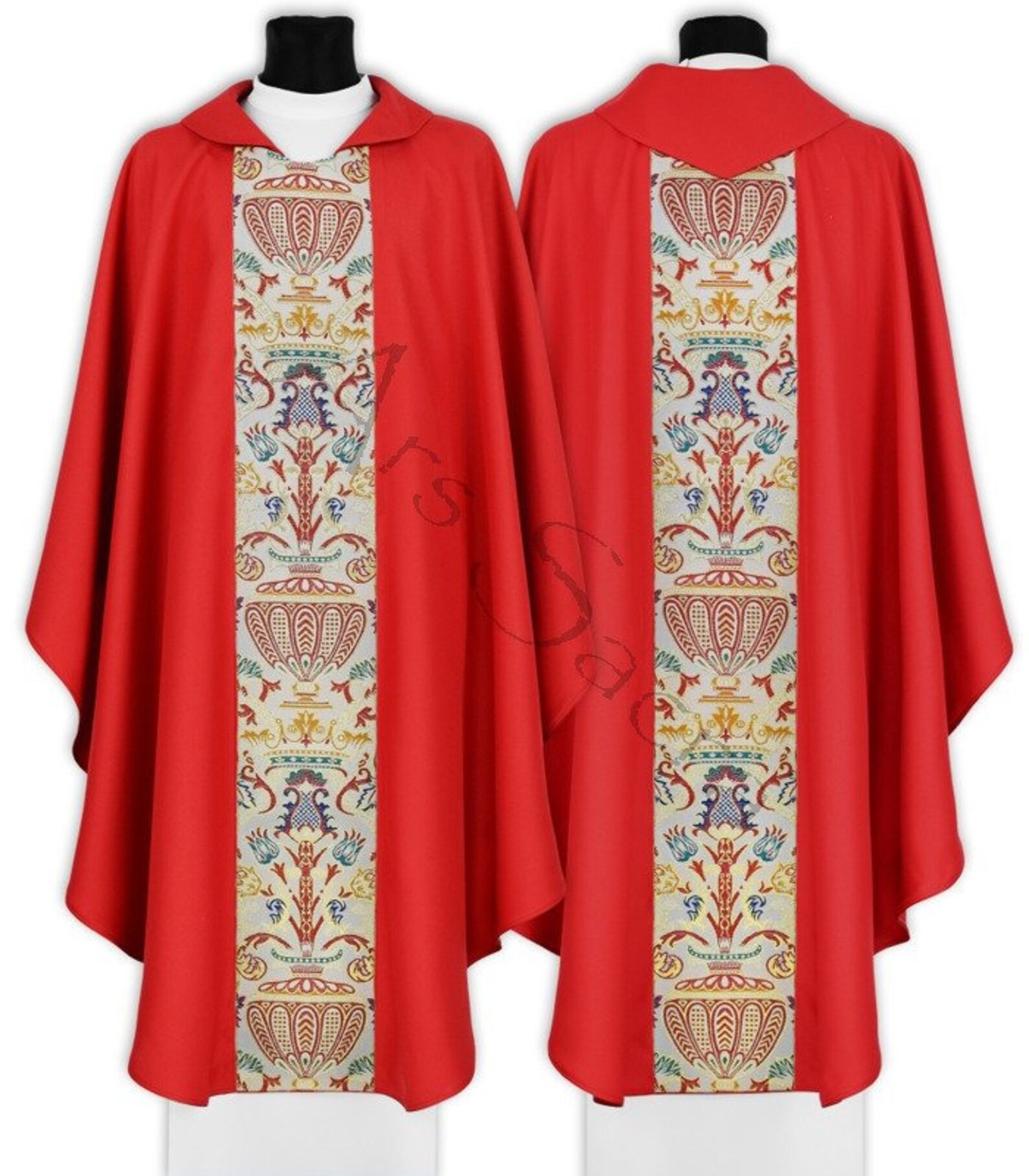 Gothic Chasuble With Matching Stole Decorated Coronation - Etsy