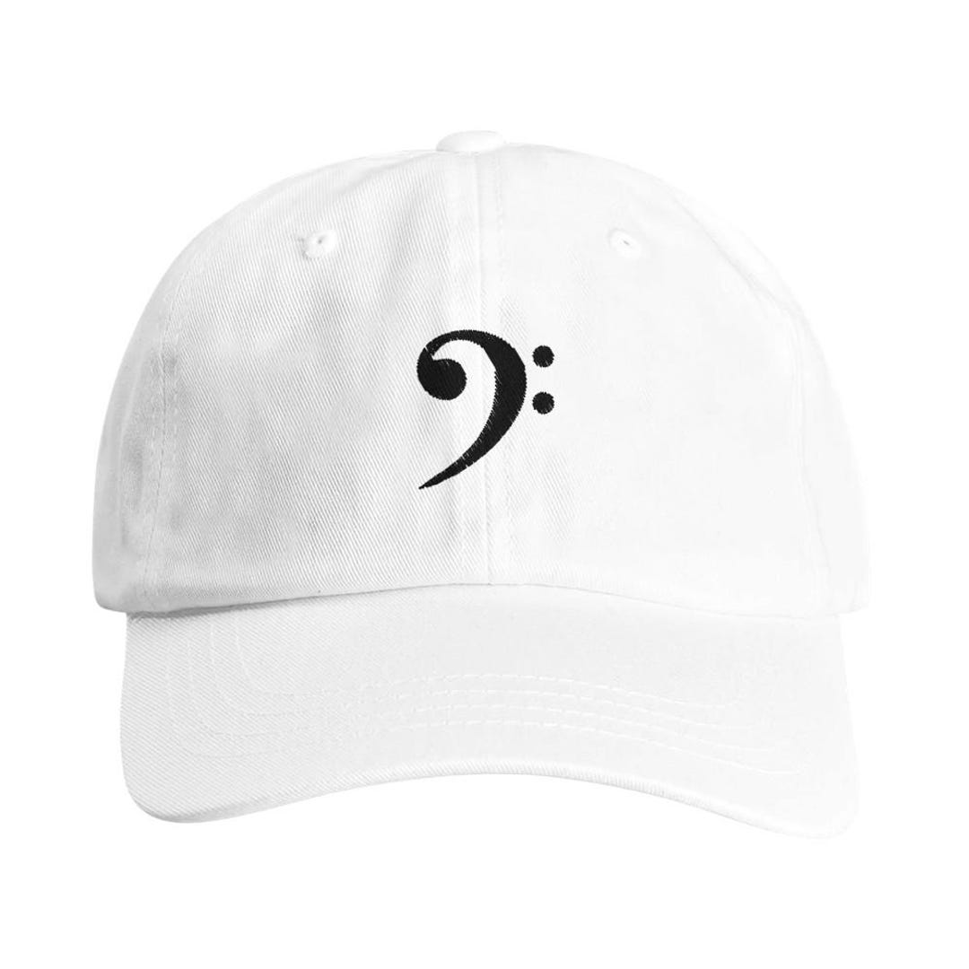 Custom Bass Clef Hat Unique Bassist Gift Low-profile Cotton Dad Cap for ...