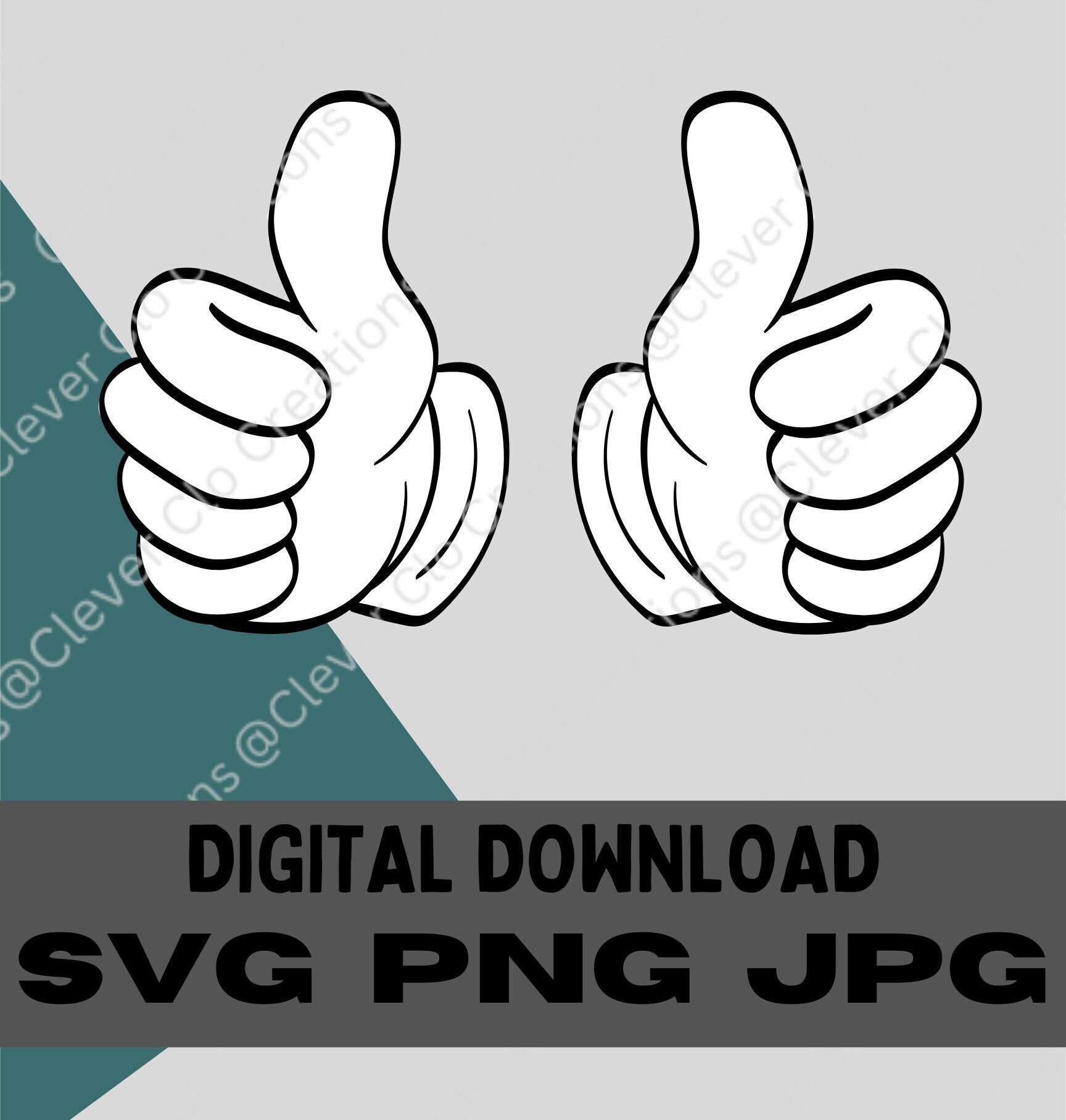 Thumbs up Instant Digital Download Svg, Png, and Jpg Files Included ...